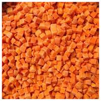 China 2025 New Crop Frozen Carrot Diced Frozen Fresh Carrot Slice for sale