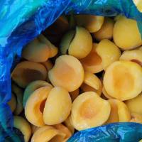 China IQF Organic Yellow Peach Halves Frozen Fruits Sweet Taste Bulk Packaged Preserved Water Pulp Whole Cubes Dice Halve Available for sale