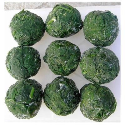 China Hot-selling Frozen Spinach Ball Delicious IQF Frozen Vegetables China-origin BRC/HACCP/ISO/HALAL/KOSHER Certified for sale