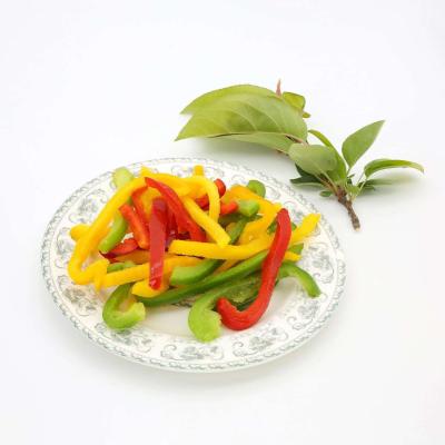 China Fresh Green Red and Yellow Peppers Cut Strips of Frozen Mixed Sweet Peppers at Beautiful Prices for sale
