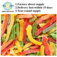 China Fresh Green Red and Yellow Peppers Cut Strips of Frozen Mixed Sweet Peppers at Beautiful Prices for sale