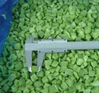 China New Seasons IQF Frozen Fresh Green Bell Pepper Strip Frozen vegetables for sale