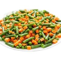 China IQF Four Frozen Vegetables Green Pea&sweet Corn Kernels&carrot&green Bean for sale