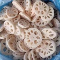 China New Crop Frozen Lotus Root Slices or Cut at Good Price for sale
