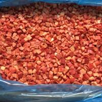 China China Supplier IQF Processing Frozen Red Sweet Pepper Dices in Bulk Frozen Vegetables for sale