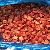 China China Supplier IQF Processing Frozen Red Sweet Pepper Dices in Bulk Frozen Vegetables for sale