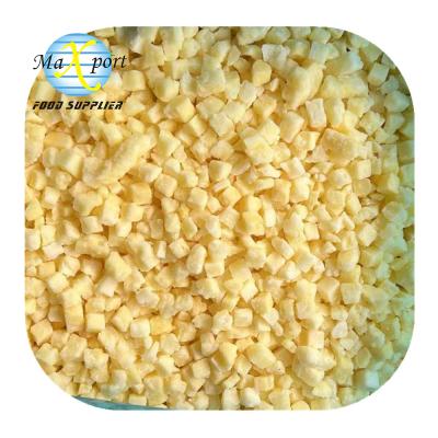 China Wholesale IQF Frozen Pineapple Cube Frozen Fruits with Good Price for sale