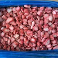 China New Crop Good Quality Iqf Frozen Diced Strawberry Frozen Strawberry Dices From China for sale