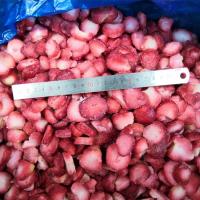 China New Crop Good Quality Iqf Frozen Diced Strawberry Frozen Strawberry Dices From China for sale
