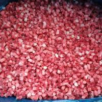 China New Crop Good Quality Iqf Frozen Diced Strawberry Frozen Strawberry Dices From China for sale