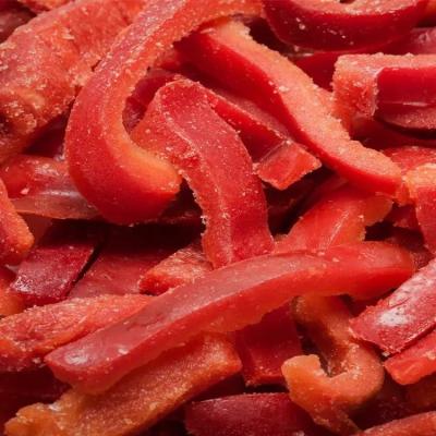 China Certified Quality Professional Manufacture IQF Frozen Red Bell Pepper Strips for sale
