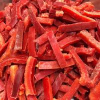 China Certified Quality Professional Manufacture IQF Frozen Red Bell Pepper Strips for sale