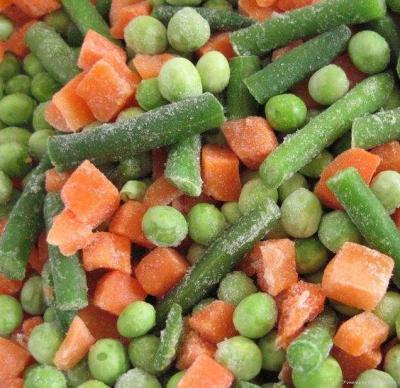 China Premium Quality Frozen Mixed Vegetables IQF Mixed Artichoke Peas Carrot Corn for sale