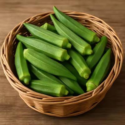 China Frozen Lady's Fingers IQF Premium Okra Vegetable Whole and Sliced for Cooking Wholesale Bulk Supplier from Vietnam for sale