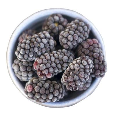 China Organic IQF Frozen Mulberry Fruit Sweet Blackberries and Raspberry in Whole Pattern Carton Bulk Packaging for sale