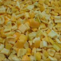 China Organic IQF Frozen Yellow Sweet Bell Pepper Strips Sliced Dice Cubes Freezing Healthy Natural Chinese for sale