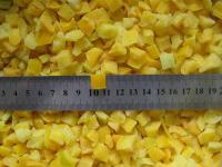 China Organic IQF Frozen Yellow Sweet Bell Pepper Strips Sliced Dice Cubes Freezing Healthy Natural Chinese for sale