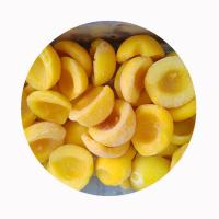 China IQF Best 1/6 Freeze Yellow Peach Half Peach Sliced Hot Sail Bulk Organic Fruit Frozen Freezing for sale