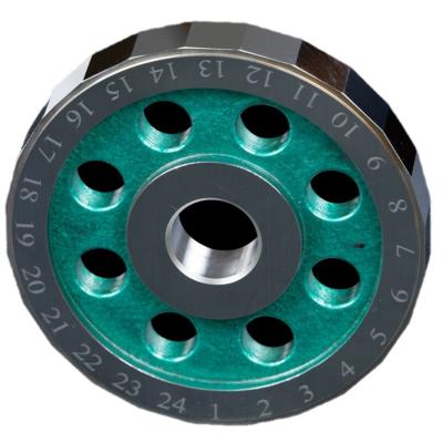 China 24-Sided Regular Polyhedron Prism GCr15 Material φ80-150mm with Grade 0 Precision ±1″ Angle Deviation for sale