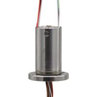 China Gold Contact Mini Slip Ring 12 Circuits 2A 250VDC Long Life Rotary Connector 2 Million Rotations for sale