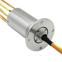 China 12 Circuit 304 Stainless Steel Mini Slip Ring 12.5mm OD Signal Rotary Connector for sale
