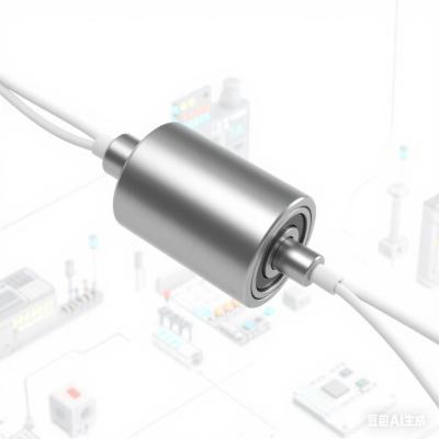 China 12 Circuit 304 Stainless Steel Mini Slip Ring 12.5mm OD Signal Rotary Connector for sale