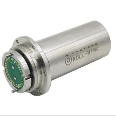 China Custom Metal Structure High Speed Slip Ring 6mm Diameter 10,000 RPM Gold Contacts Low Noise 10 Million Revolutions for sale