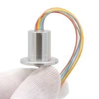 China Custom Metal Structure High Speed Slip Ring 6mm Diameter 10,000 RPM Gold Contacts Low Noise 10 Million Revolutions for sale