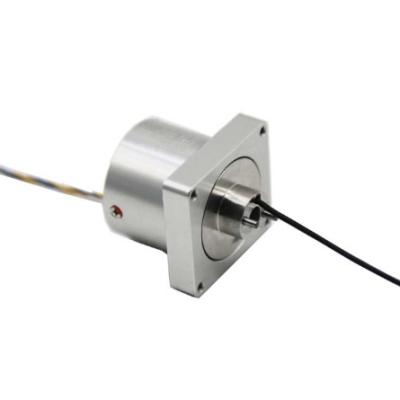 China Gold-to-Gold Contacts Fiber Optic Slip Ring 6mm Diameter 80VDC 1A Compact Design for sale