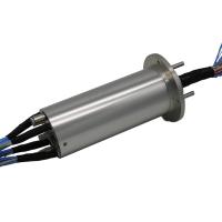 China Gold-to-Gold Contacts Fiber Optic Slip Ring 6mm Diameter 80VDC 1A Compact Design for sale