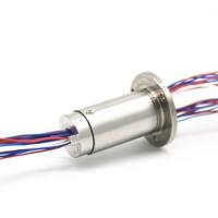 China Stainless Steel Gold-Gold Contact Slip Ring 50 Loops 300 RPM High Conductivity for sale