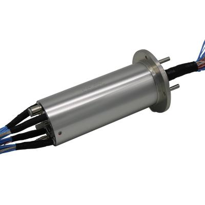 China SPR-ing SP025 Fiber Optic Slip Ring with Gold-Gold Contacts, 400V AC/DC, 40mm Bore, 100M Rotations Life for sale