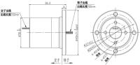 China SP030008 Mini Slip Ring 8 Circuits 1A 240VDC 10000 RPM 100 Million Cycles for sale