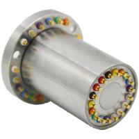 China 5000 RPM High Speed Slip Ring 18 Circuits Gold Gold Contact 1A 105g Stainless Steel for sale