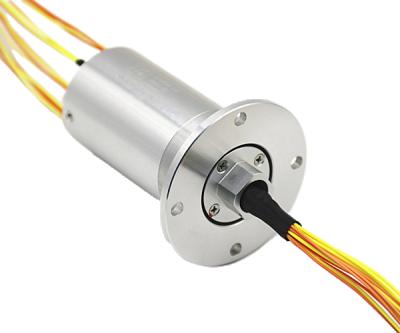 China Fiber Optic Slip Ring 20 Circuits 3000 RPM 100 Million Life 360 Degree Rotation for sale