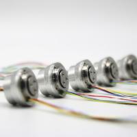 China Gold Contact Mini Slip Ring 6 Circuit 1A Rotary Connector for Low Noise Signal Transmission for sale