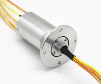 China Gigabit Ethernet Conductive Slip Ring 8 Power Circuits Plus RJ45 1000Mbps Data Channel Integrated Rotary Joint for sale