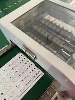 China PCB Depaneling Machine With High Speed Steel Blades And Conveyor Belt Line for sale