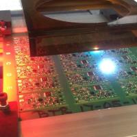 China Offline Laser PCB Depaneling Separator 0.02 Precision 335mm for sale