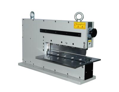 China PCB V Cut Machine Pneumatically Driven with Two Linear Blades 330mm for sale