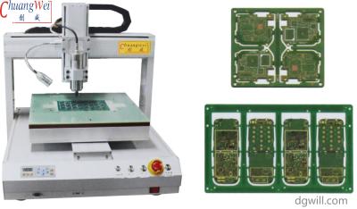 China Desktop PCB Router Machine  Store up to 100 Programs or 6000 Work Points for sale