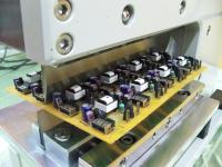 China Linear Blade PCB V Cut Machine With Solid Iron Frame For 50mm High Components for sale