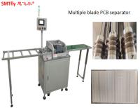 China 400mm/s PCB Depanelizer With High Speed Steel Blades And Conveyor Belt Line for sale