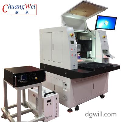 China 15W Laser PCB Depaneling Machine Dual Table Solid State UV Lasers  Machine Offline for sale