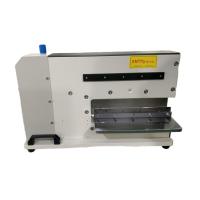 China CEM3 Blades 0.3mm Shearing Automatic PCB Cutter Machine with LED Display for sale