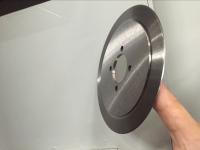 China Small Semi-Automatic V-Groove Separating Machine With Sharp Round Blades for sale