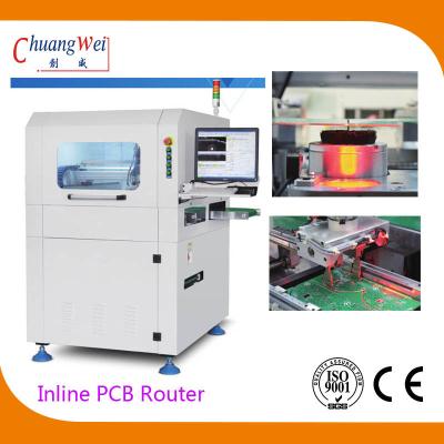 China ESD Safe Brush Inline PCB Router PCB Separator With Supper Visual System for sale