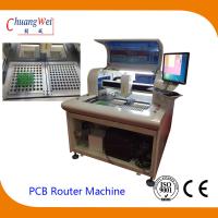 China PCB Printed Circuit Board Router With 2 Way Sliding Working Exchanger for sale