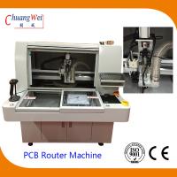 China Double Station Automatic Depaneling PCB Router Machine 220V 4.2KW for sale