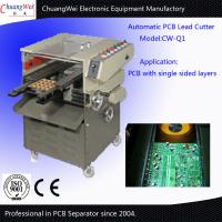China Taiwan Brand Guide Rail Automatic PCB Lead Cutter With Single Sided Layers for sale